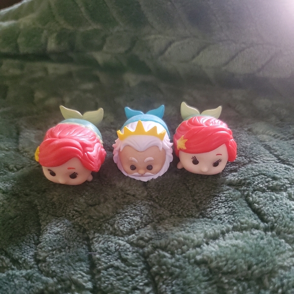 Disney | Toys | Disney Tsum Tsum Ariel And Triton Bundle | Poshmark